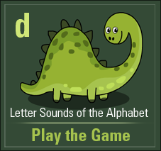 Letter D writing and coloring sheet