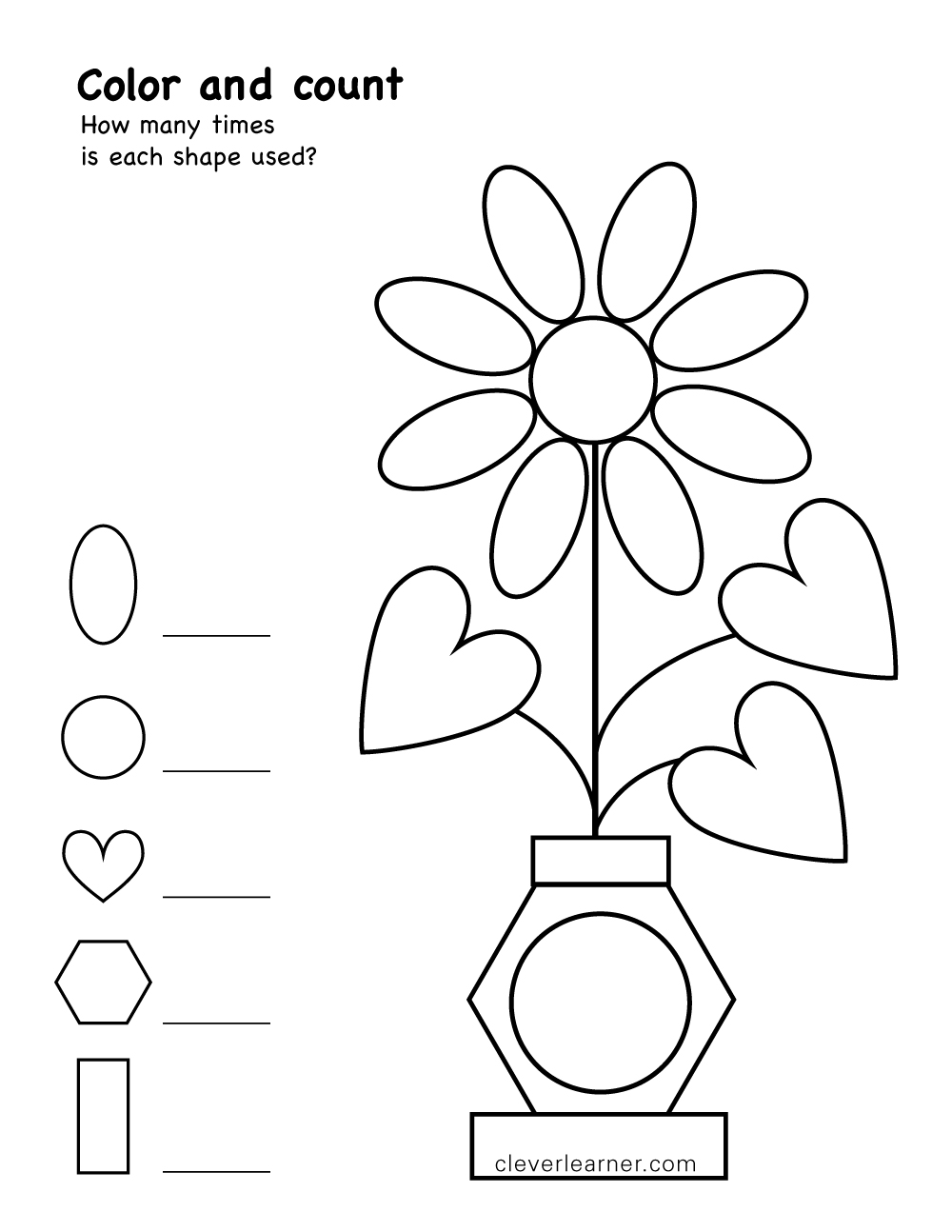 Free Square Shape Activity Sheets For School Children